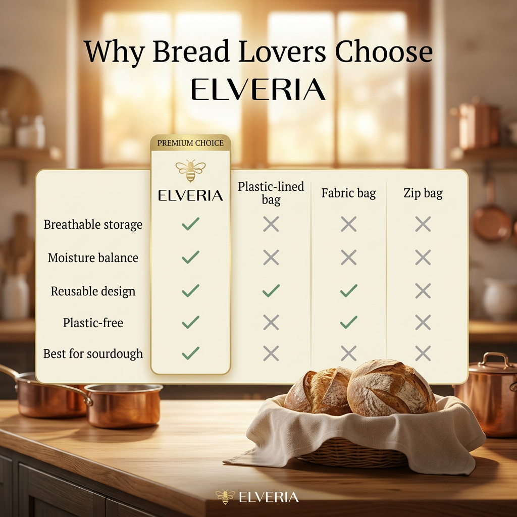 Premium 100% Cotton-Beeswax Bread Bags – Elveria